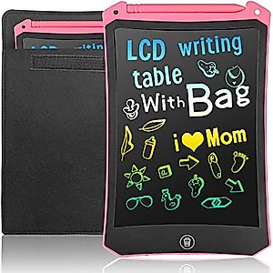 LCD Writing Tablet for Kids Doodle Board with Bag, Electronic Sketch Drawing Tablet Drawing Pad Activity Games Drawing Board, LEYAOYAO Toddler Travel Learning Toy - Gift for 3-6 Years Old Girl Boy