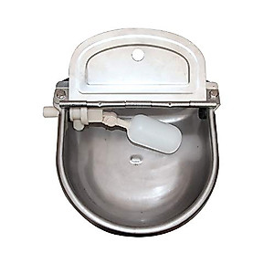 1/2 Inch Float Ball Valve ,Water Float Valve for Automatic Livestock Waterer Bowl, Horse Goat Dog Water Trough ,Pool, Aquariums(2 pack)