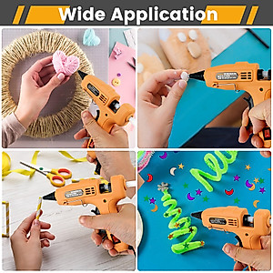 Mulwark Mini Hot Glue Gun and Sticks Set - High-Temp Glue Gun with 30 Glue Sticks - Perfect for DIY Crafts, Repairs, Home, Office & School Projects - 20W Premium Mini Hot Glue Gun