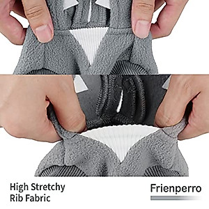 Frienperro Dog Shark Costume, Chihuahua Halloween Costumes, XXS Dog Clothes, Puppy Dog Clothes, Warm Soft Small Dog Hoodie for Small Dogs Girl Boy Pet Cat Winter Warm Sweatshirt XX-Small