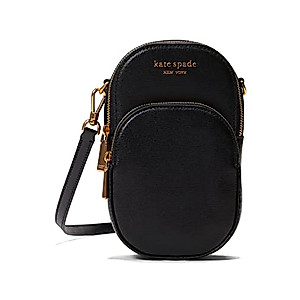 Kate Spade New York Morgan Saffiano Leather North/South Phone Crossbody Black One Size