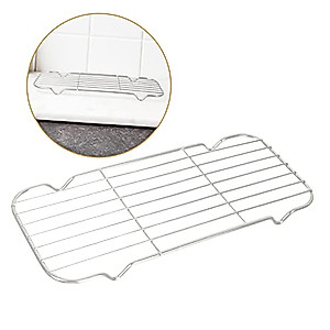 UPKOCH Bread Oven Stainless Steel Steamer Pot Bread Loaf Pans for Baking Metal Colander Steaming Rack Cooking Rack Barbecue Rack Heavy Duty Drain Rack Barbecue Grill Rack Air Fryer Can