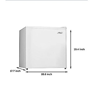 Birsppy King 1.1 cu ft Upright Freezer AUFM011AEW, White