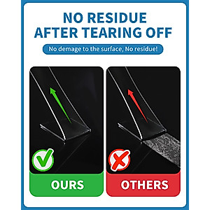 Teskyer Double Sided Tape Heavy Duty, Strong Adhesive Mounting Tape, Multipurpose Removable and Reusable Wall Tape Photo Frame Hanging Poster Tape Carpet Tape (16.4ft X 0.59in)