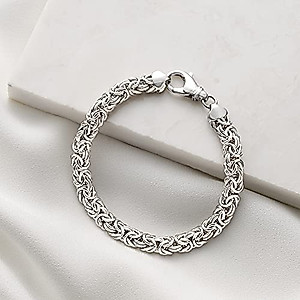 Ross-Simons Sterling Silver Small Byzantine Bracelet