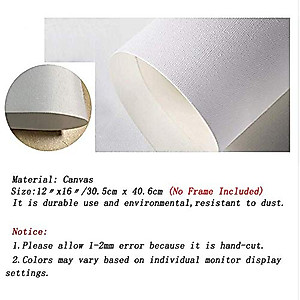 CHDITB Unframed Family Romantic Art Painting Marriage Newlyweds Poster Inspirational Lettering Print,Set of 1（12" x16" ） Canvas Couple Bedroom Wall Art Decor,Great Lovers Gift for Girls