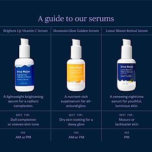 Ursa Major Natural Vitamin C Serum | Brightening Formula Revitalizes Dull Skin and Smooths Skin's Tone | Targets Wrinkles, Sagging and Loss of Firmness | Vegan, Non-Toxic, Cruelty-Free | 1 ounce