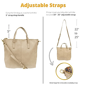 Joy Susan Women's Kim Top-Zip: Medium Tote Handbag