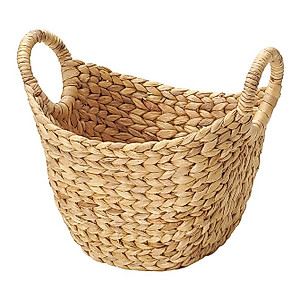 Water Hyacinth HC-017NA Basket, 9.8 inches (25 cm)