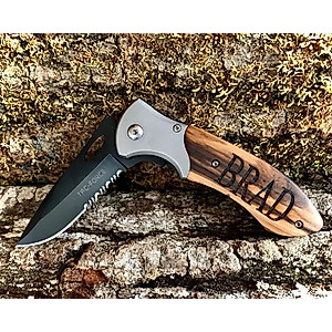 Personalized Pocket Knife for Men, Gifts for Men, Engraved Knife, Custom Pocket Knife, Folding Knife, Groomsmen Knives, Groomsman Gift, Knife for Groomsman