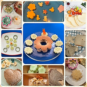 29Pcs Sandwich Cutter and Sealer Set, HAIMST Sandwich Cutters for Kids Lunch Sandwich Bread Decruster DIY Cookie Cutters Fruit Vegetable Cutter Shapes Sandwich Mold for Kids Bento Lunch Box