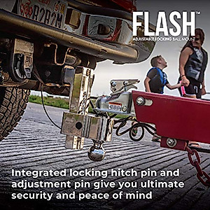 Fastway DT-ALBM7025 10" Drop 2.5" Shank Double Ball Adjustable Hitch