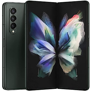 SAMSUNG Galaxy Z Fold 3 5G 256GB for Verizon 2-in-1 Android Smartphone Tablet Phantom Green (Renewed)