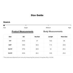 SweatyRocks Girl's Elastic Waist Ripped Jean Shorts Roll Up Hem Straight Leg Hot Pants Denim Shorts Light Wash 12-13Y