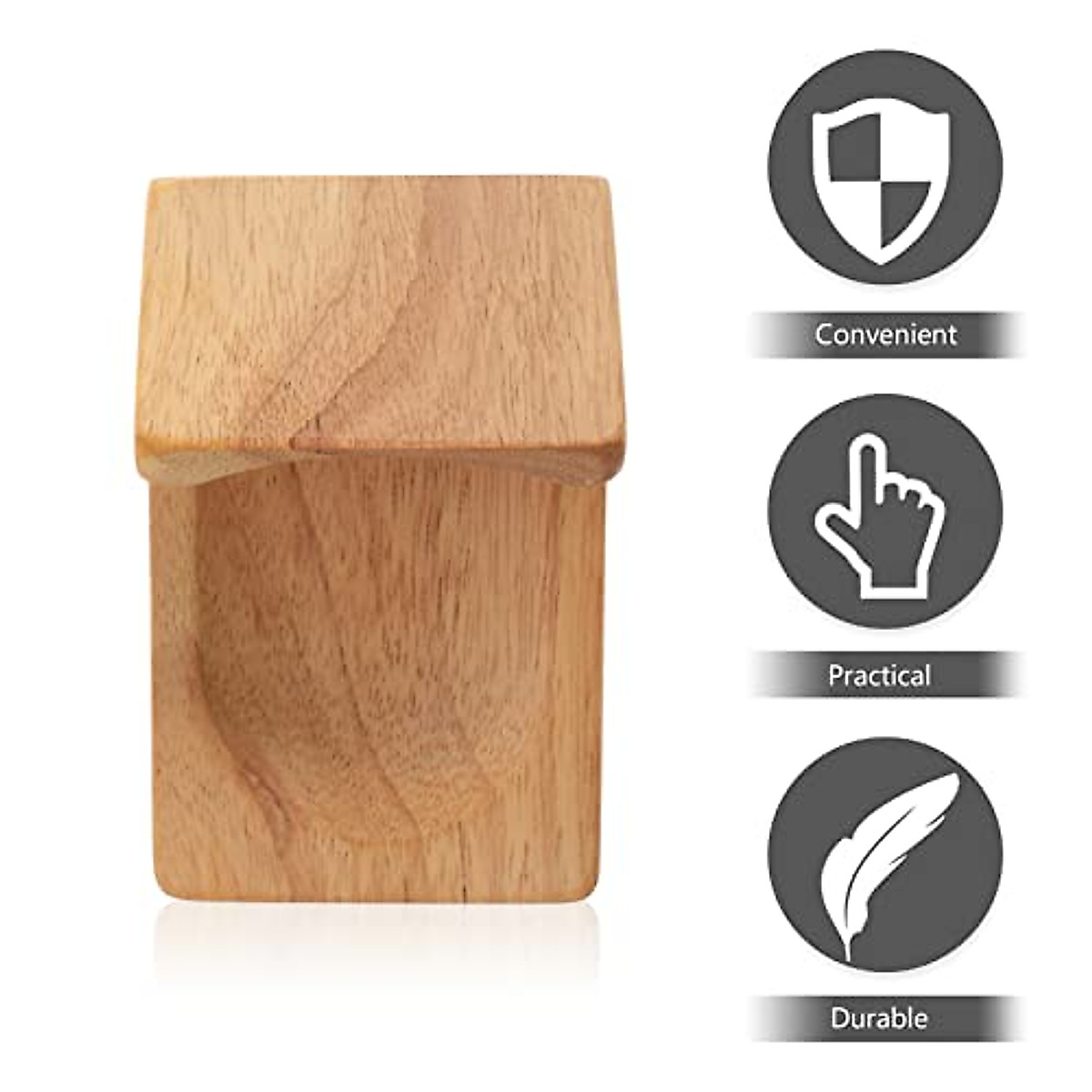 CALLARON Decorating Tools Oyster Shucking Clamp Wooden Oyster Shucking Tool Seafood Shucking Clamp Oyster Opener Clamp Kitchen Gadgets for Oyster Clam Shellfish Seafood Kitchen Utensil Set