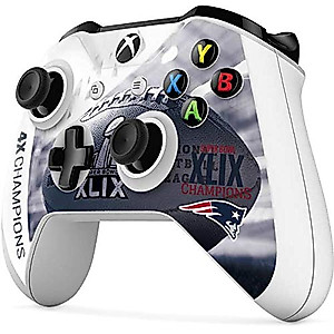 Skinit Decal Gaming Skin compatible with Xbox One S Controller - Officially Licensed NFL New England Patriots Super Bowl Champs Design