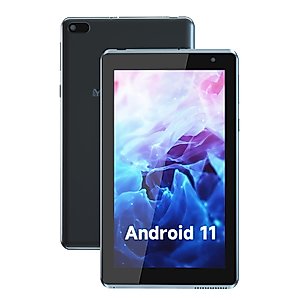 YQSAVIOR Tablet Android 11 Tablets 7 inch, 2GB RAM 32GB ROM Tablets Quad-Core Processor Computer Tablet for Kids, Dual Camera, WiFi, Bluetooth Tab PC Black