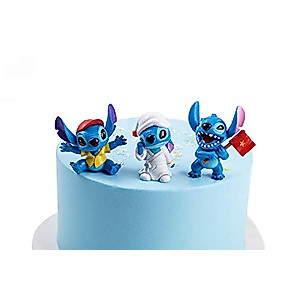 ATII Lilo & Stitch Mini Figures for Cake Topper Room Decor and Kids' Playing