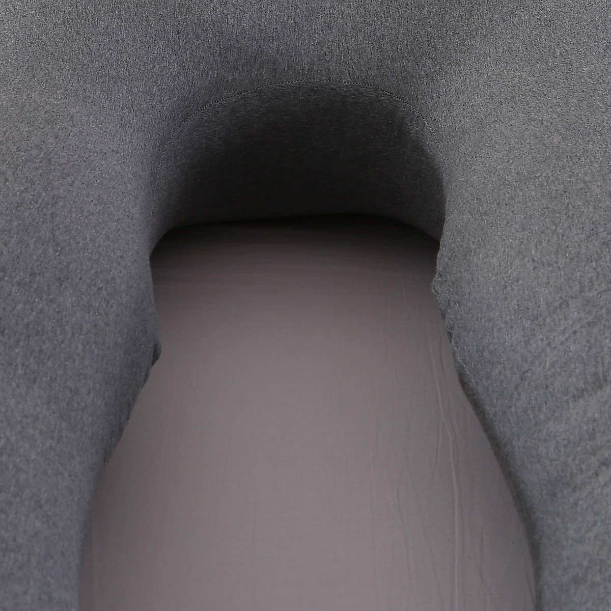 Amagoing 55 inches Pregnancy Pillows for Sleeping, U Shaped Maternity Full Body Pillow for Pregnant Women with Hip, Leg, Back, Belly Support, Washable Jersey Cover Included (Dark Grey)