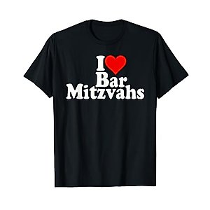 I LOVE HEART BAR MITZVAHS T-Shirt