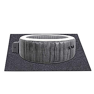 Sensko Hot Tubs Mat, Home Equipment mat，Absorbent/Waterproof – Protects Floor, Contains Liquids, Anti-Slip and Waterproof Backing, Protect The hot tubs from wear, Washable (72" x 74")