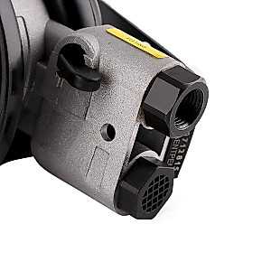 Valianto 6" Professional Air Random Orbital Palm Sander with 1pc 6" Backup Plate, Heavy Duty Dual Action Pneumatic Sander Silver