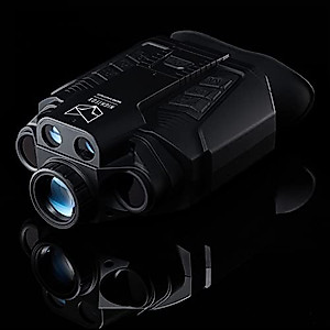 Nightfox Vulpes Handheld Digital Night Vision Goggles | Integrated Laser Rangefinder | Full High Definition FHD 1080p Sensor | Records Video + Audio | 220yd Range, 6x Magnification | Hunting, Security