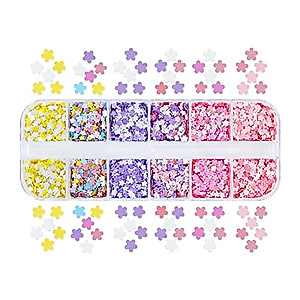Flower Glitter Resin Fillings Flakes Sequins Epoxy Resin Mold Fillers for DIY Jewelry Making Nail Art Decors