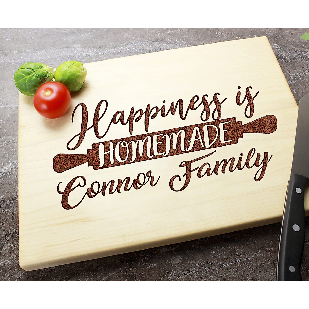 Personalized Cutting Board Housewarming Gift Mr and Mrs Custom Cutting Board Wood Engraved
