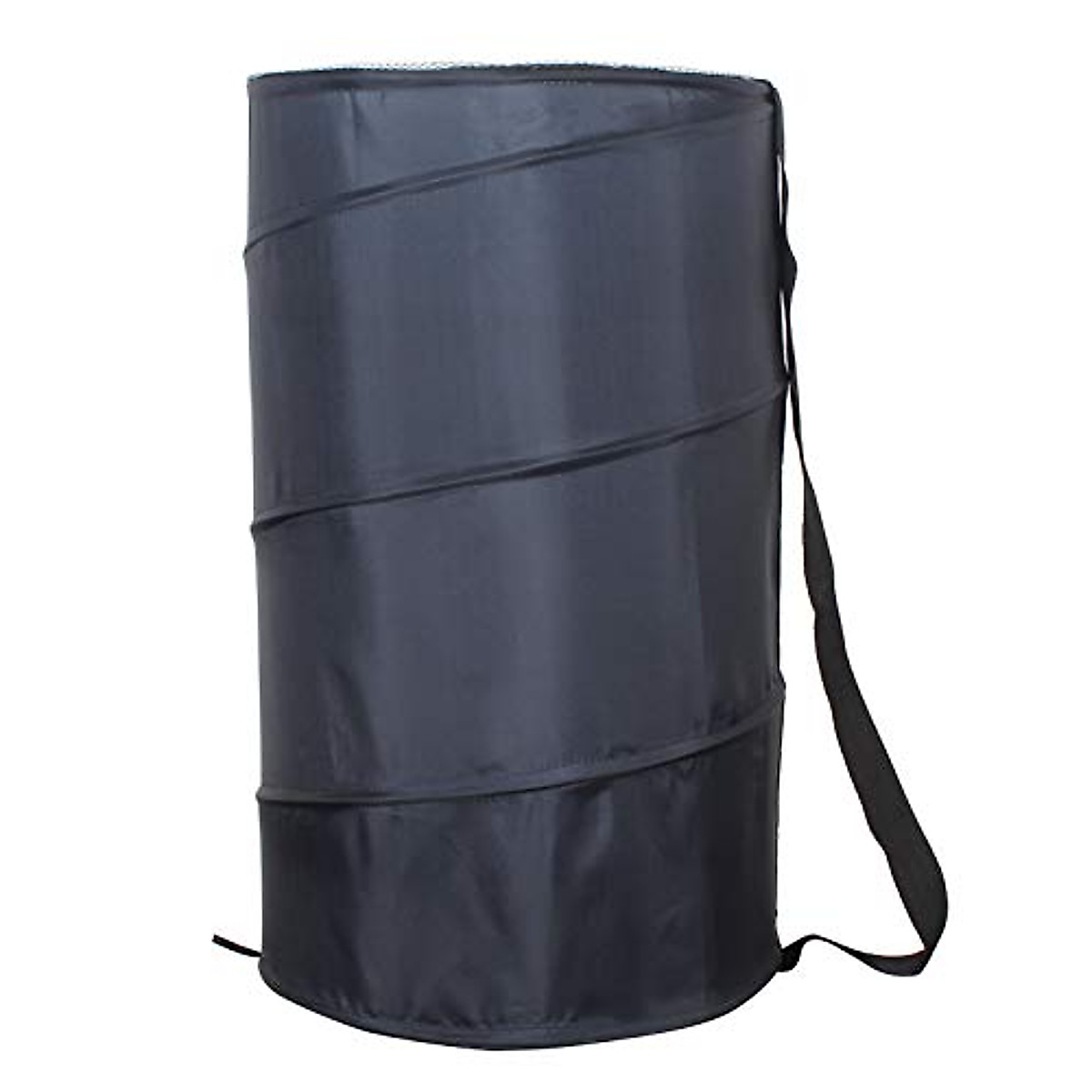 American Dream Home Goods Laundry Basket 18"x30" - Pop Up Hamper - Collapsible, Foldable Laundry Bag in Black