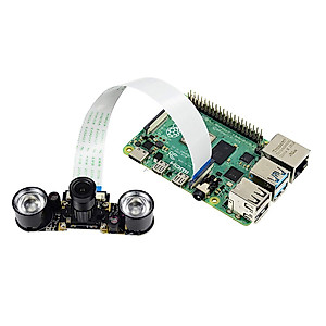 [RPi Camera (F)] Raspberry-pi Camera Module OV5647 sensor HD video Webcam 5MP 1080p Supports Night Vision for Raspberry Pi model B B+ A+ Pi 3 2 1 Development board module kit @XYGStudy