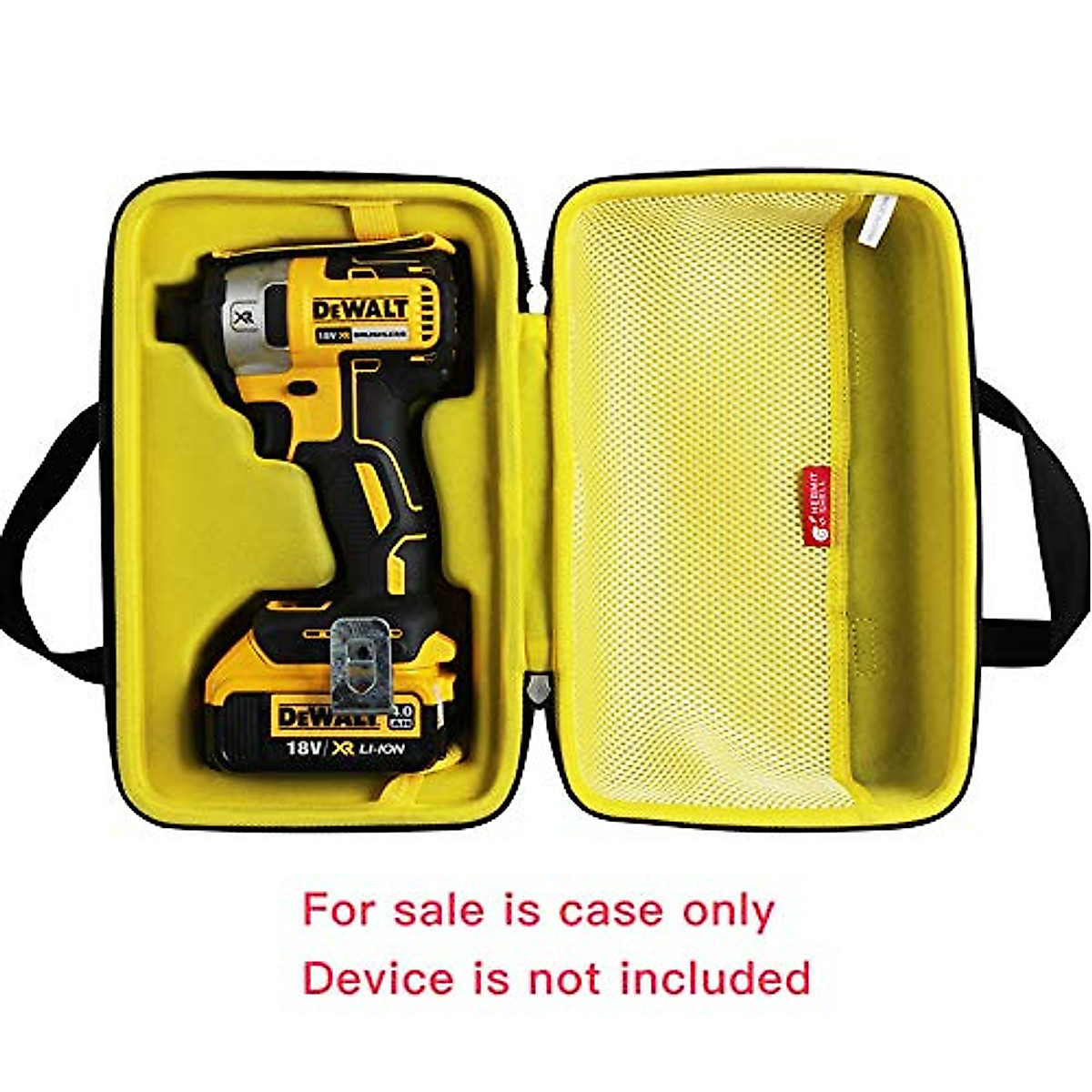 Hermitshell Travel Case for DEWALT DCF887B/DCF888B/DCF887BR 20V MAX XR Impact Driver