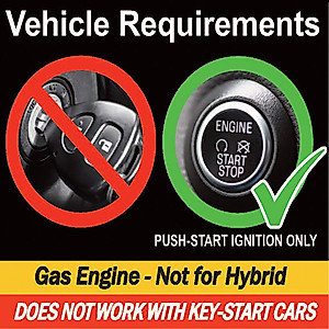 MPC Complete Factory Remote Activated Remote Start Kit for 2009-2016 Nissan GT-R - Push-to-Start - with T-Harness