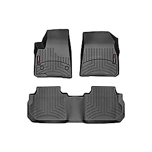 WeatherTech Custom Fit FloorLiners for Cadillac XT5-1st & 2nd Row (44955-1-2), Black