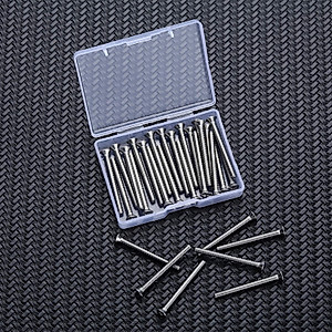 Ripeng 30 Pieces Extra Long Outlet Screws Machine Long Electrical Outlet Screws Device Mounting Electrical Extender for Fix Wonky (6-32 x 1-1/2 Inches)