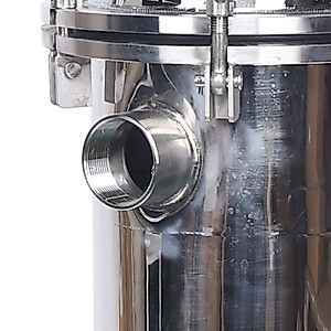 Bag Filter Housing, 304 Stainless Steel Filter, Pressure Filter Device Height Adjustable