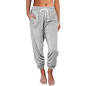SUNBS 3 Packs Womens Sweatpants Baggy Comfy Lounge Pants Yoga Joggers Workout Pajamas Clothes Casual Fall Fashion 2024