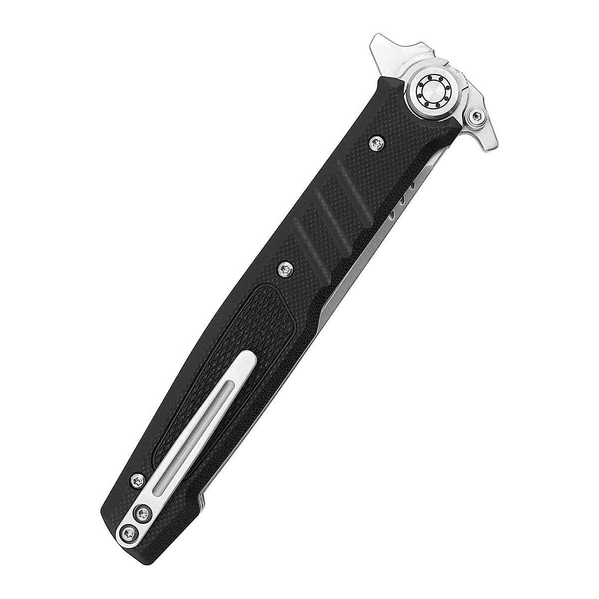 HOKC Finnish-2 | 349-130406 | Pocket Knife, EDC Knife by Official Dealer - Designed by Russian Master Aleksander Biryukov - Liner Lock, Lawks Safety System, G10 Handle, Wave Opener, Finger Flipper, Long and Durable Nitro-V Stainless Steel, Satin Finished