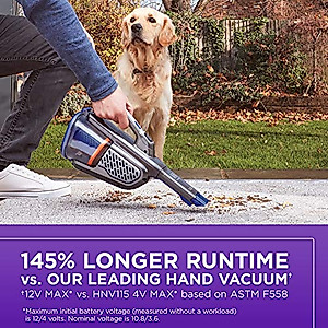 beyond by BLACK+DECKER 20V MAX Handheld Vacuum for Pets, Advanced Clean (HHVK515JP07APB) , Gray