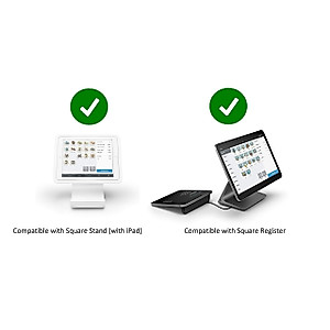 POS Hardware Bundle for Square - Cash Drawer and Thermal Receipt Printer,[Compatible with Square Stand and Square Register]