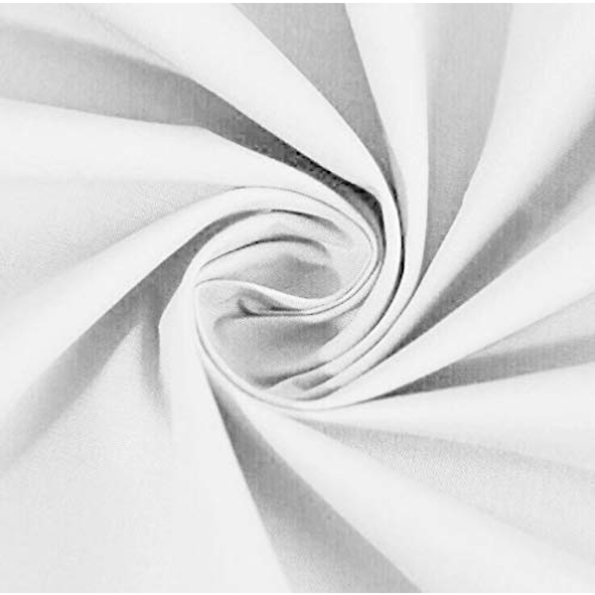 American Baby Company 100% Natural Cotton Percale Ruffled Crib Skirt, White, Soft Breathable, for Boys and Girls