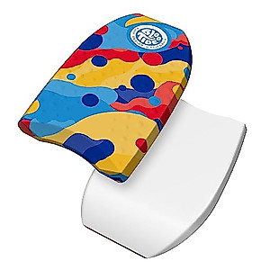 Bloo Tide 22in Mini Bodyboard // Foam Wax Free Soft Kickboard Bodyboard for Adults and Kids of All Levels