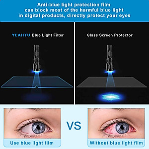 YEAHTU Fire HD 10 Screen Protector, Blue Light Blocking Filter for New 10.1" Fire HD 10 Tablet/Fire HD 10 Kids/Fire HD 10 Kids Pro/Fire HD 10 Plus (11th Gen, Released 2021)