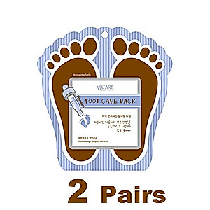 Pack of 2, Korean Beauty Cosmetics Premium Foot Care Pack Moisturizing Socks for Moisturizing and Nutrients