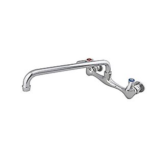 AA Faucet 8" Commercial Duty Wall Mount NO Lead Faucet with 10" Swivel Spout NSF AA-710G