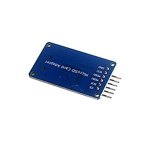 Stemedu 5PCS Micro SD Card Reader Module Memory Storage Mini TF Card Adapter SPI Interface Breakout Board for Arduino for Raspberry Pi with 40P Dupont Cable