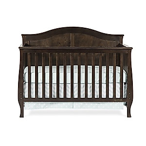 Child Craft Camden 4-in-1 Convertible Crib, Baby Crib Converts to Day Bed, Toddler Bed and Full Size Bed, 3 Adjustable Mattress Positions, Non-Toxic, Baby Safe Finish (Slate)