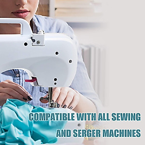 Black Serger Thread, All-Purpose Thread for Sewing, Polyester, 4 Cones of 3000 Yards Each Spool for Sewing Machine