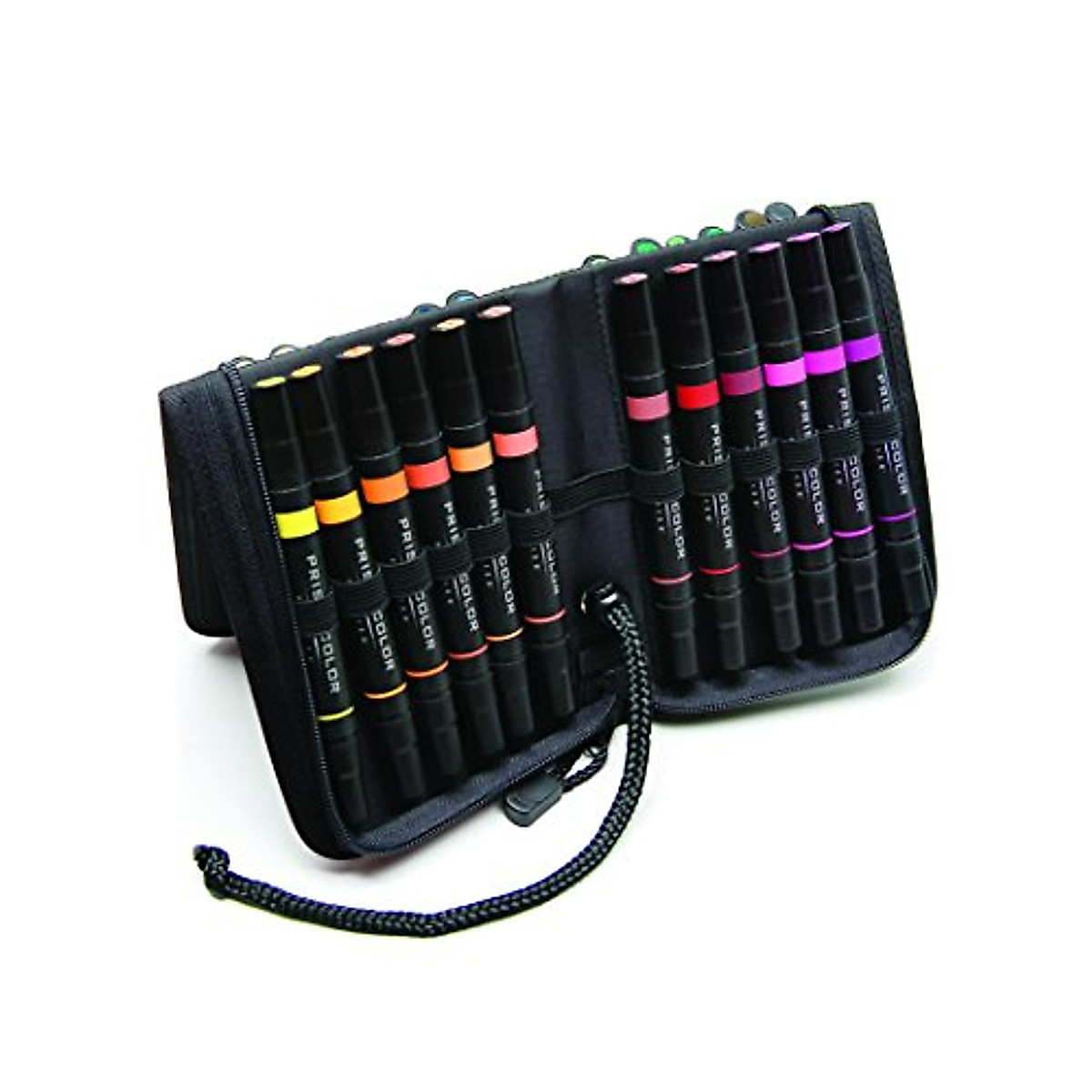 Prismacolor 97 Premier Double-Ended Art Markers, Fine and Chisel Tip, 24-Count with Carrying Case