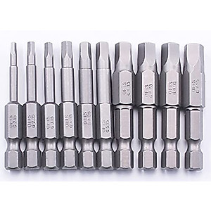 Daman 10pc Penta Plus 5 sided Security Screwdriver Bit Set